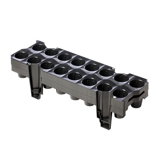 Beekenkamp Verpakkingen. Strawberry tray 16-hole minitray high